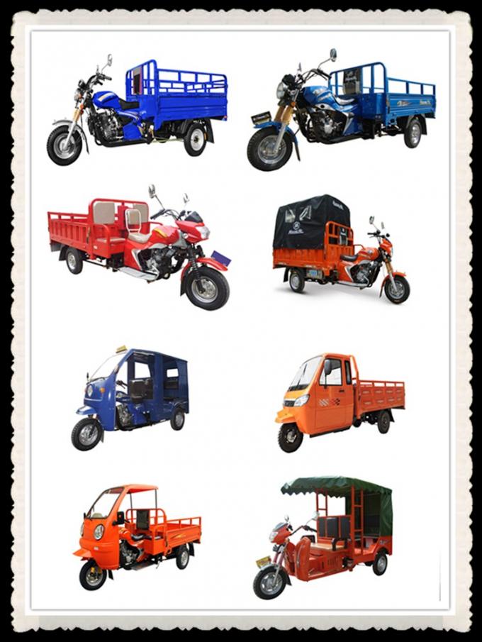 200cc 150CC Cargo Tricycle Chinese 3 Wheeler With Water Air Cooled Engine