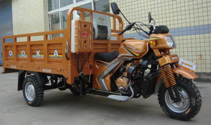 3 Wheel Motorized Tricycle 250cc Cargo Tricycle Heightening Carriage ...