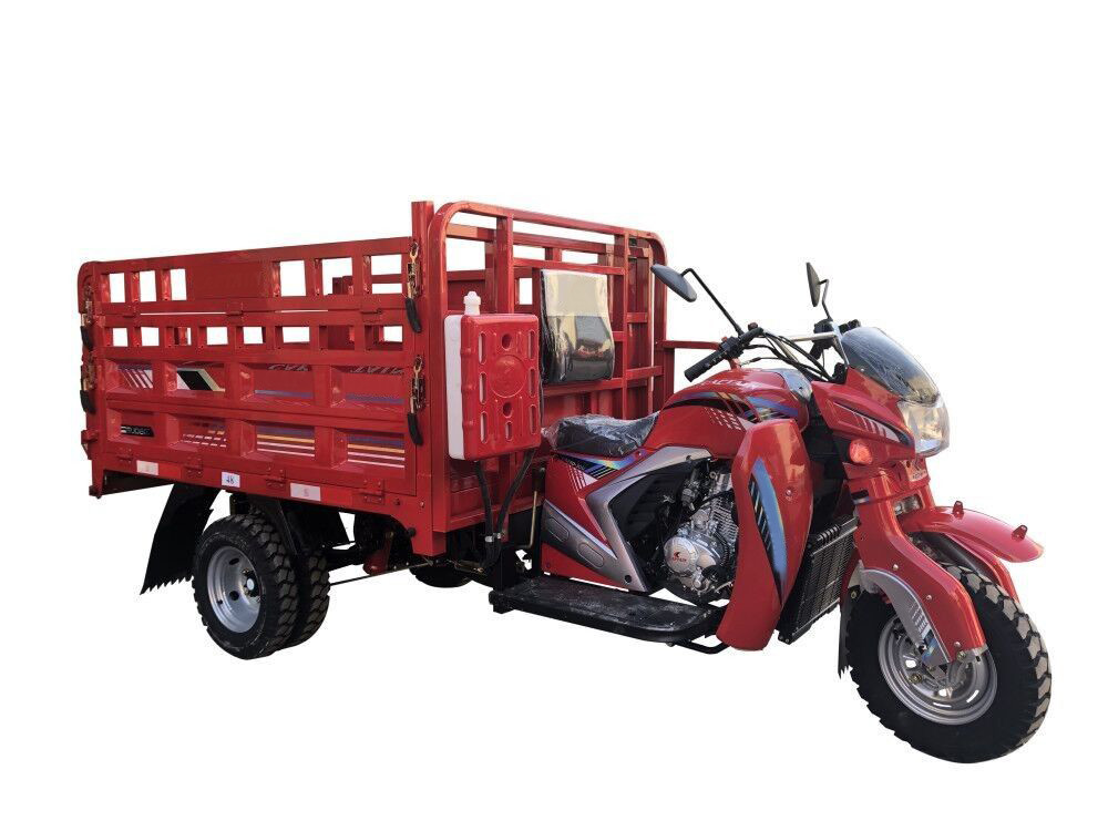 Adult 250CC Cargo Tricycle Open Body Type 1700 * 1250mm Drum Brake 60km ...